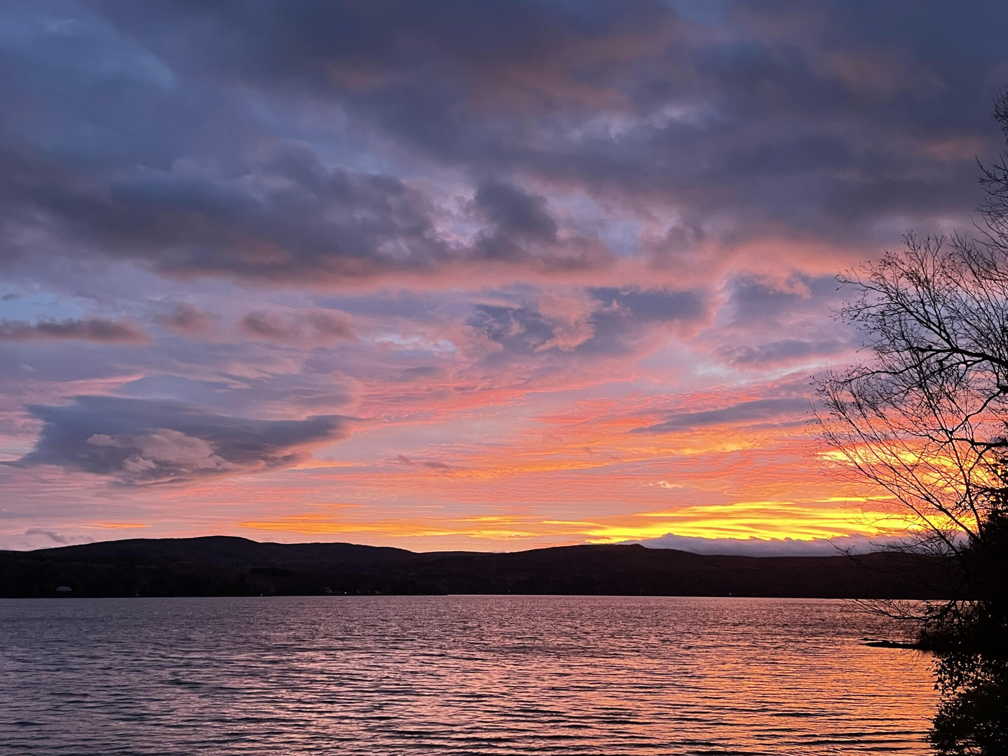 Sunrise over Seymour – The Town of Morgan, Vermont